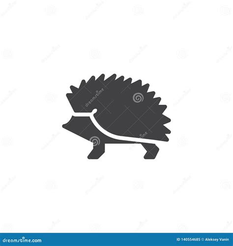 Hedgehog Side View Vector Icon Stock Vector Illustration Of Graphics