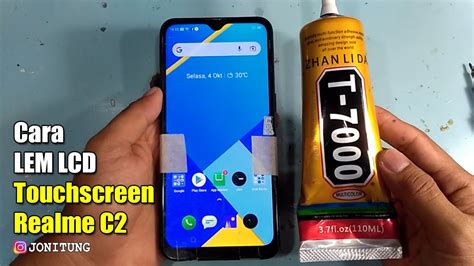 Tutorial Mengelem Dan Memasang LCD TOUCHSCREEN HP Realme C YouTube