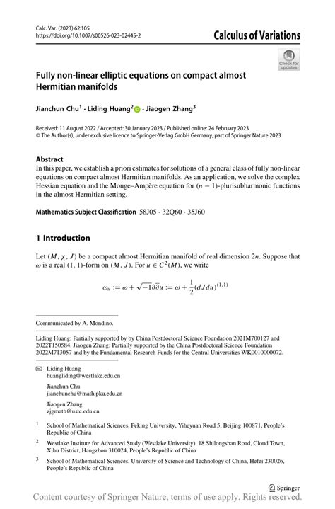 Fully Non Linear Elliptic Equations On Compact Almost Hermitian