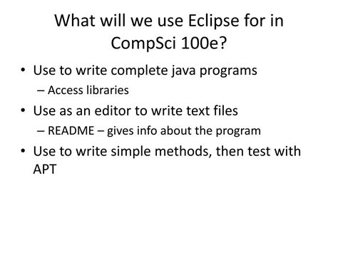 Ppt Compsci 100e Program Design And Analysis Ii Powerpoint
