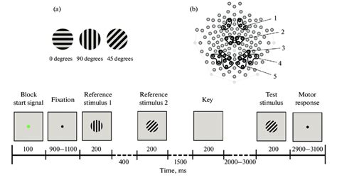 Experimental Conditions A Visual Stimuli Orientation Grids Of Download Scientific Diagram
