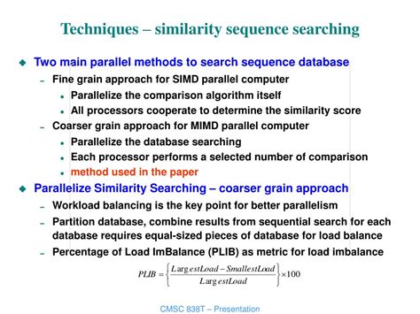 Ppt Parallel Computation In Biological Sequence Analysis Powerpoint