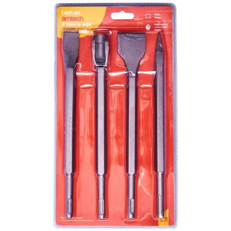 4pc Sds Chisel Set Amtech