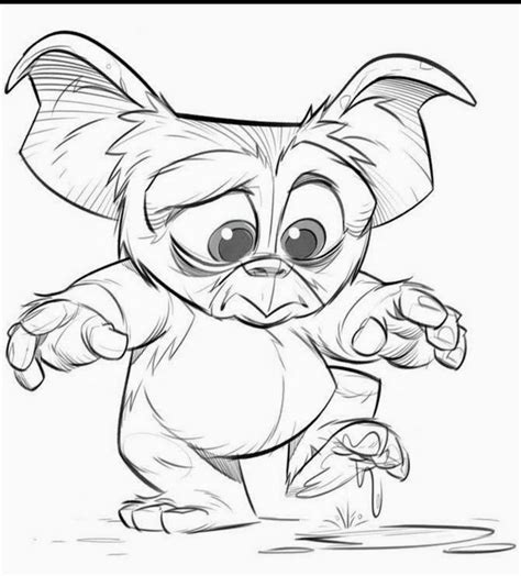 Gremlins Gizmo Drawing Pop Figure Gremlins Gizmo With 3d Glasses