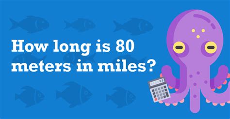 80 Meters In Miles 80 M To Mi