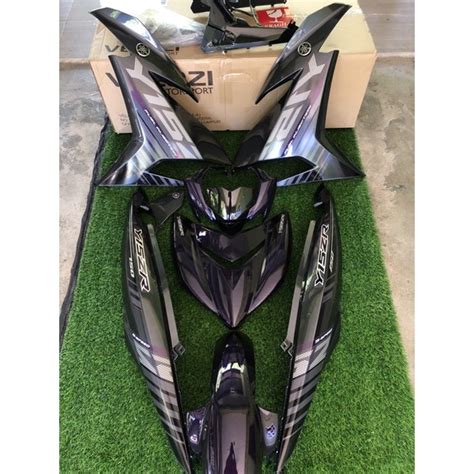 Body Coverset Y15zr Y15 V2 First Model 2015 Purple Hitam Batman Biru
