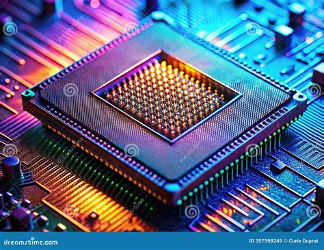 Vintage Eprom Chip A Glimpse Into Erasable Programmable Readonly Memory Technology Stock