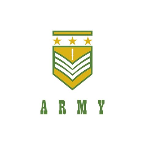 Premium Vector Army Logo Vector Military Template Symbol Design
