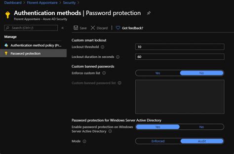 Azure Ad Password Protection