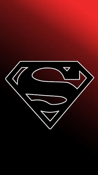 Black Superman Logo Wallpaper Hd