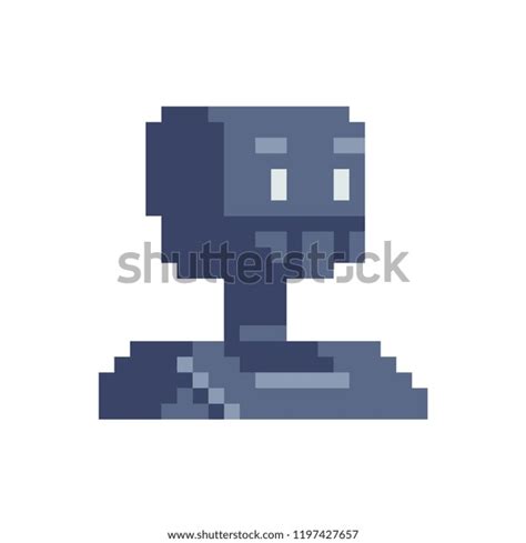 Robot Pixel Art Character Avatar Profile เวกเตอรสตอก ปลอดคาลขสทธ 1197427657 Shutterstock