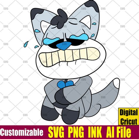Customizable Frowny Fox Smiling Critters Svg Frowny Fox Smi Inspire