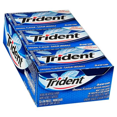 Trident Original Chewing Gum 12 Pack 14 Pieces Nepal Ubuy