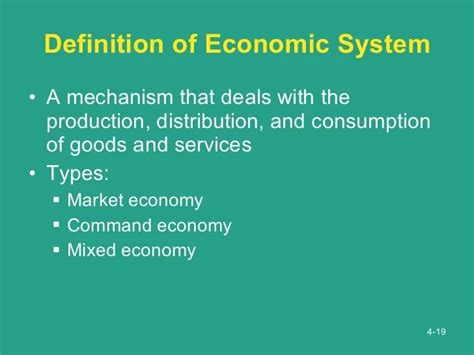 Economic System Define Economic System Guliofa Sianda