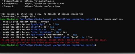 Javascript Cant Install Nextjs Using Bunx By Bunx Create Next App