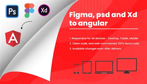 Convert Figma Xd Psd And Sketch Designs To The Angular By Christina8871 Fiverr