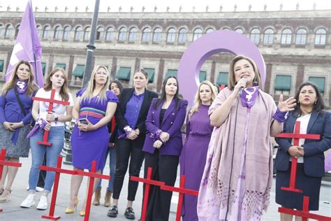 Senadora Xóchitl Gálvez Ruiz Durante La Rueda De Prensa Con Motivo Del
