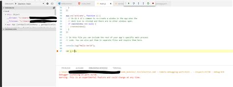 Consolelog Not Printing To Terminal When Debugging Electron Apps · Issue 49 · Microsoft