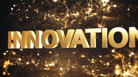 Golden Text Reveal With Dynamic Particle Explosion Animation Stock