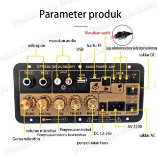 Jual 400W Bluetooth Amplifier Board 220V 12V 24V Digital Bluetooth Amplifier Amplifier Stereo
