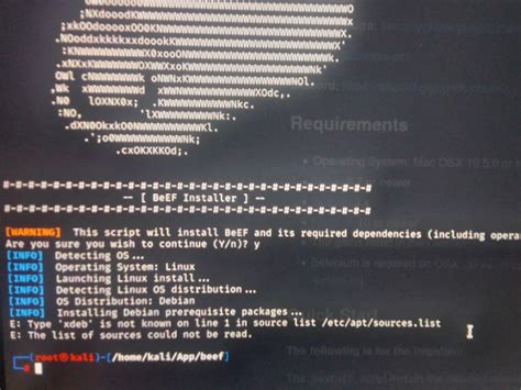 I Need Help With Beef Rkalilinux