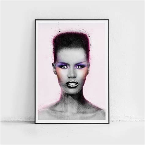 Grace Jones Fine Art Giclee Print Sample Sale Tiny Riot
