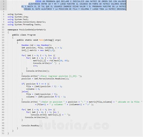 Arrays MatLab Posicion Exacta De Un Valor En Matriz Tutorias Co