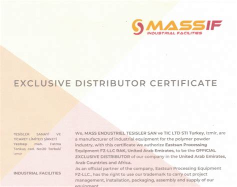 Licenses And Сertificates Powder Equipment