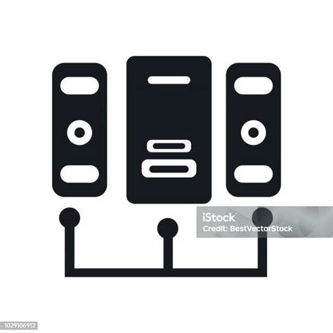 서버 아이콘 벡터 기호와 기호 서버 로고 개념 흰색 배경에 고립 0명에 대한 스톡 벡터 아트 및 기타 이미지 0명 공유