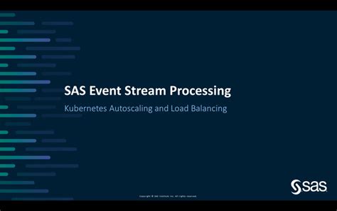 Sas Event Stream Processing Sas Video Portal