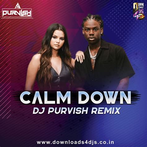 Calm Down Remix Dj Purvish Downloads4djs