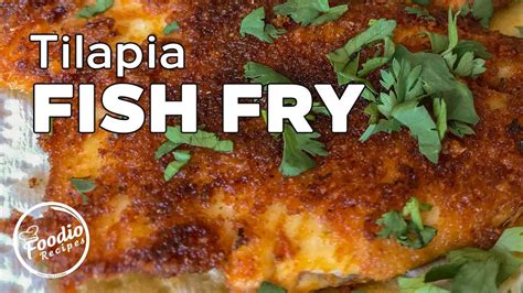 Delicious Crispy Tilapia Fish Fry With Indian Authentic Herbs And