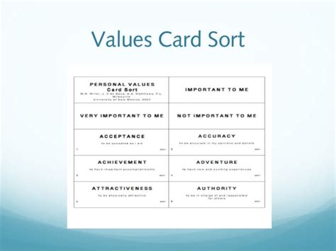 Values In Acceptance And Commitment Therapy Act