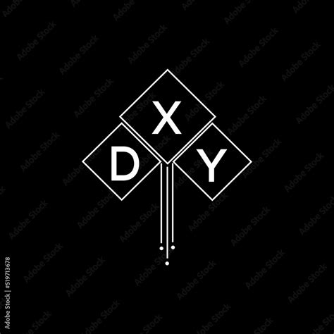 Dxy Letter Logo Design With White Background In Illustrator Dxy Vector Logo Modern Alphabet
