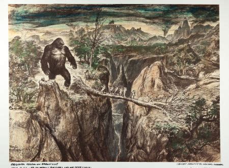 King Kong 1976 Concept Art By Mentor Huebner Film Sketchr