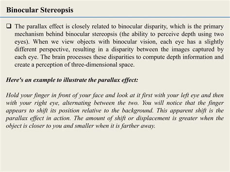 Module 2 Computer Vision Part 2 Depth Estimation Pptx