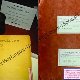 Folders Containing Draft Versions Of Gaddis Completed Chapters
