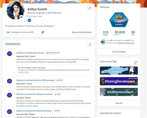 Aditya Suresh On Linkedin Salesforce Salesforcecareers Ranger