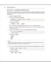 Python Pdf Python Data Structures Ex Ercise Working With Python Lists In This