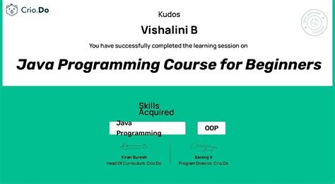 vishalini baskaran on linkedin java programming continuouslearning