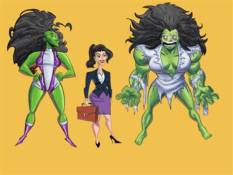 Animation De La Transformation De She Hulk She Hulk Transformation On