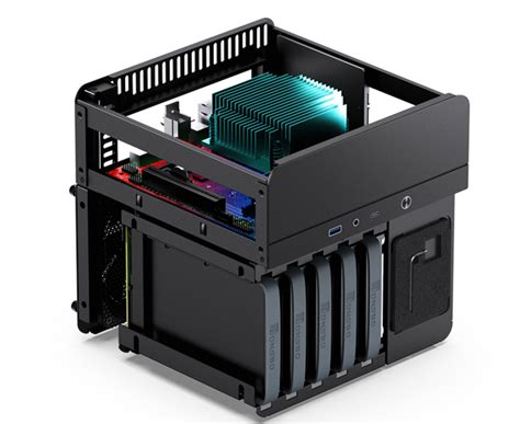 Nas专用：乔思伯发布 N2 Nas 机箱，上下分舱结构、6盘位 机箱 什么值得买