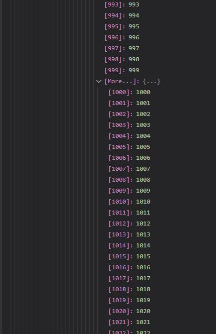 natvis framework cannot display more than 50 content during debugging