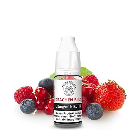 Vaping Gorilla Drachen Blut Nikotinsalz Liquid Größte Auswahl An E