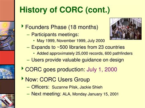 Ppt Introduction To Corc Powerpoint Presentation Free Download Id4486395
