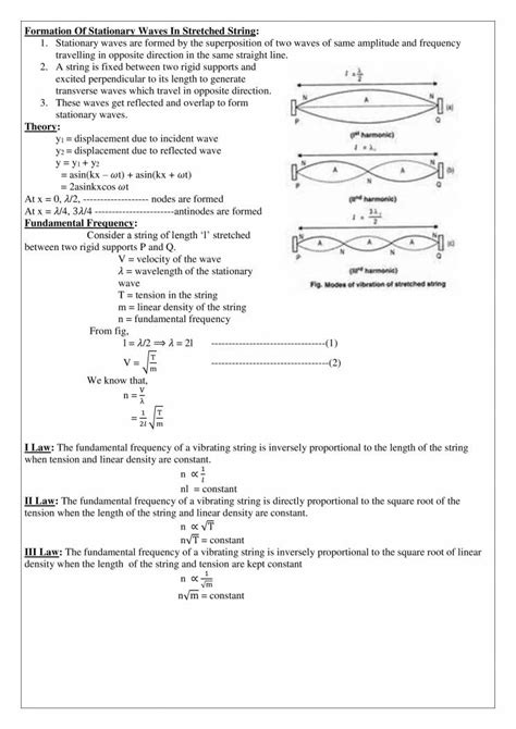 Sample Notes On Waves Notes LearnPick India