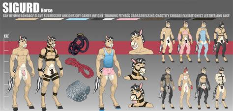 Rule 34 Anthro Biscuits Artist Bit Gag Black Chastity Cage Black