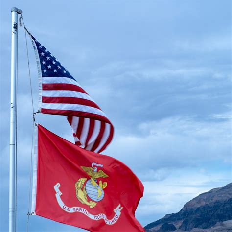 American Flag Marines