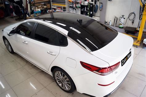 K5 자동차 루프스킨 시공 블랙 유광 랩핑 대구 카앤맨 네이버 블로그