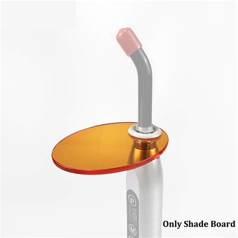 Curing Lamp Curing Lighting Filter Shade Board Orange Color Oval Shape Light Hood Shopee